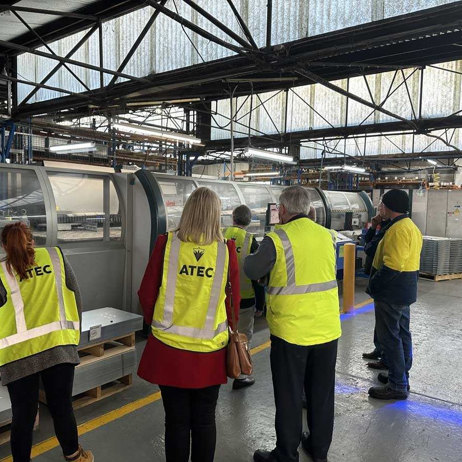 Apprenticeships Adelaide | B&R Enclosures Site Tour | News | ATEC